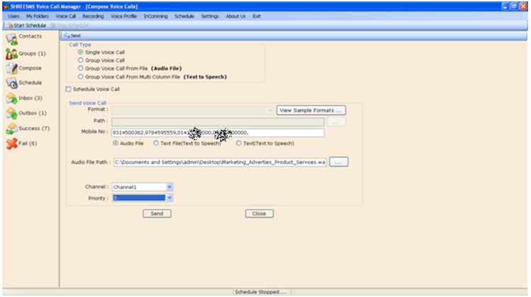 Welcome Shree SMS : Desktop Software for Bulk Voice Call Software ...